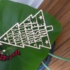 Family Names Tree Ornament, Custom Laser Cut Wood Ornament - Etsy