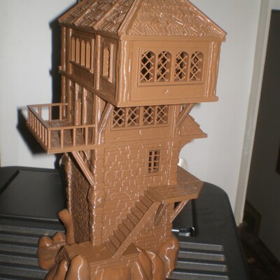 Mage Wizard Tower Observatory Alchemist Tower Terrain Building Medieval ...