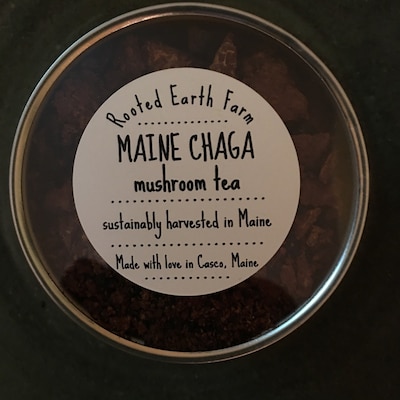 Chaga Tea, Maine Chaga Mushroom Tea, Inonotus Obliquus, Chaga Chunks ...