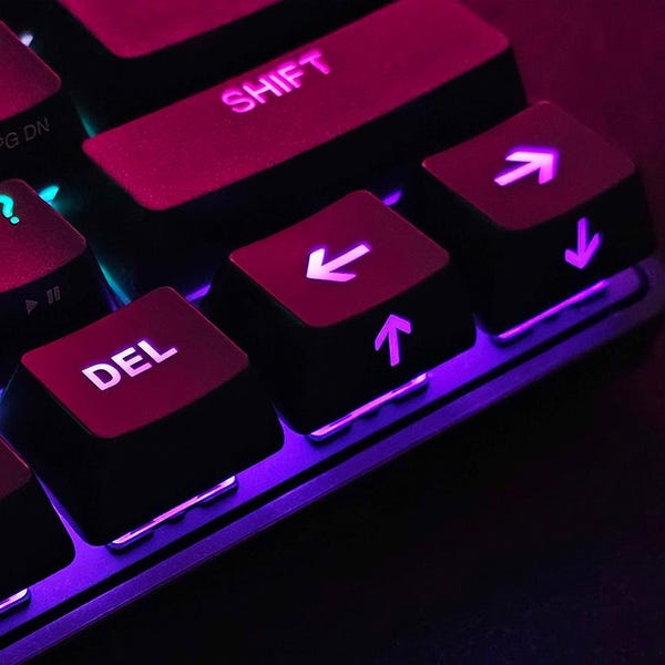 English & Japanese Dual Languages Backlit Keycaps Set for Mechanical ...