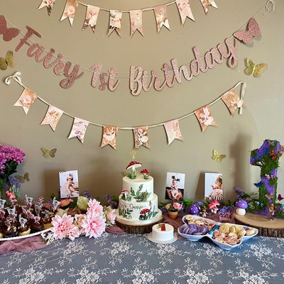 Marie Antoinette Glitter Bunting Marie Party Decor Marie - Etsy