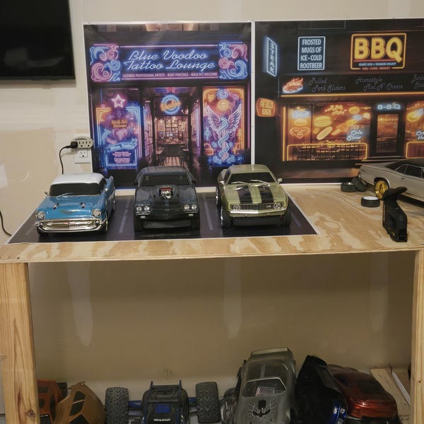 1/10 Scale RC Car / Truck - Scale Garage Sign Vinyl Decal Set - 43 ...