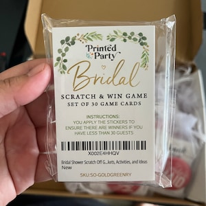 Printed Gummy Bear Candy Guessing Game, 50 Cards and Matching Sign ...