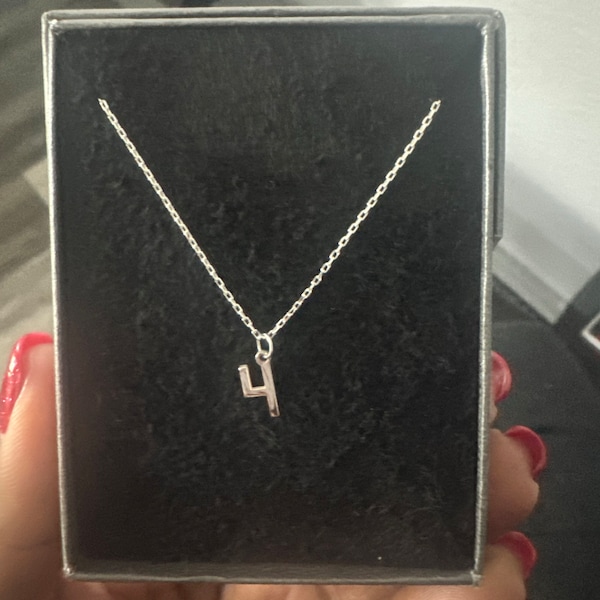 Custom Number Necklace - Number Jewelery - Date Necklace - Number ...