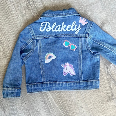 Kids Custom Clothing Custom Jean Jackets Personalized Clothing ...