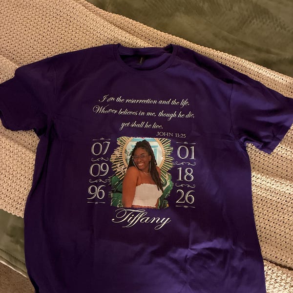 Custom Memorial Shirt Long Live Personalized Funeral Tshirt in Loving ...