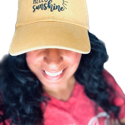 Teacher Hat, Rainbow Teach Hat, Personalized Cap, New Teacher Gift ...