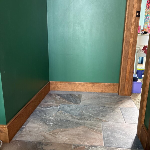 Unfinished Poplar Baseboard Moulding 9/16 in X 5 in X 7ft | Solid ...