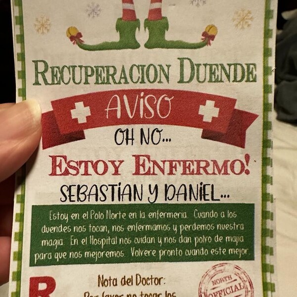 Elf Activity Kit Christmas Printables, Elf Adoption, Goodbye Elf ...