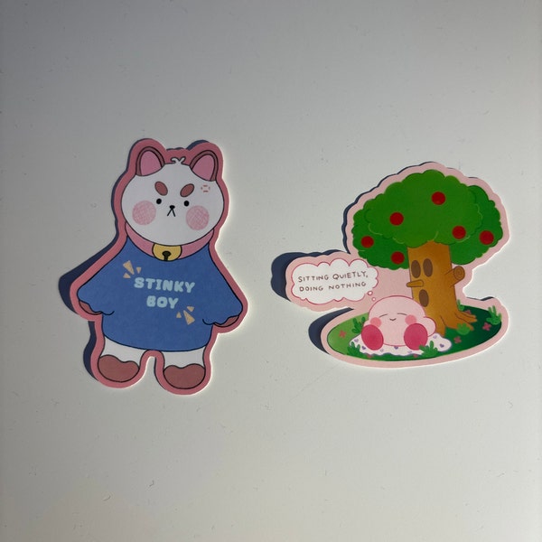 Chunky Animals Sticker Sheet Set - Etsy