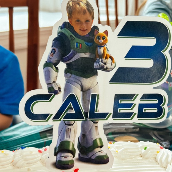 LIGHTYEAR Customized Photo LIGHT YEAR Topper, Lightyear Inspired, Lightyear, Lightyear Birthday ...