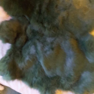 12 Different Color Rabbit Fur, Genuine Fur, Real Rabbit Leather, Tanned ...