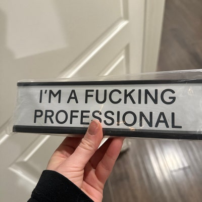 Funny Desk Name Plates Funny Name Plates - Etsy