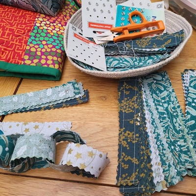 Baby Rag Quilt PDF Sewing Pattern and Templates. QR Code Takes You to a ...