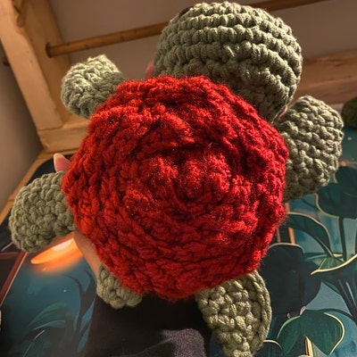 Rose Turtle Crochet Pattern PDF Download, Beginner Friendly Amigurumi ...