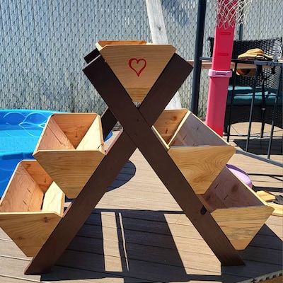 5 Box Tier Planter Plans, Multi-tier Planter, Fence Picket Planter ...