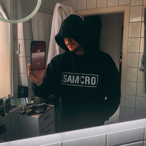 Sons of Anarchy Samcro Men's Navy Hoodie - Etsy