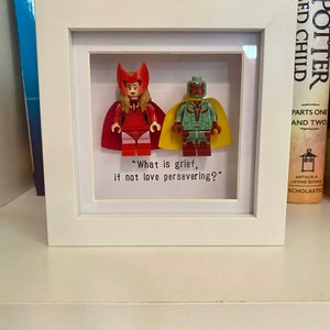 Star Wars the Mandalorian & Grogu Mini Figure Quote Handmade Framed ...
