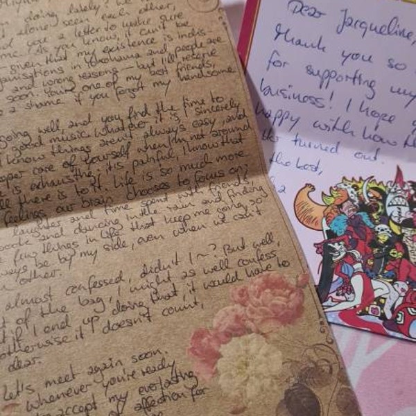 Letter From Your Bungou Stray Dogs Comfort Character - Etsy