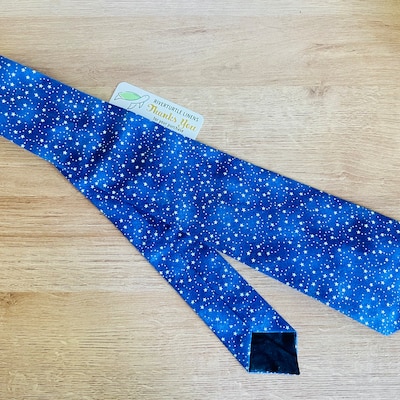 Men's Light Blue Necktie Nami Japanese Wave Tie Light Blue With White ...