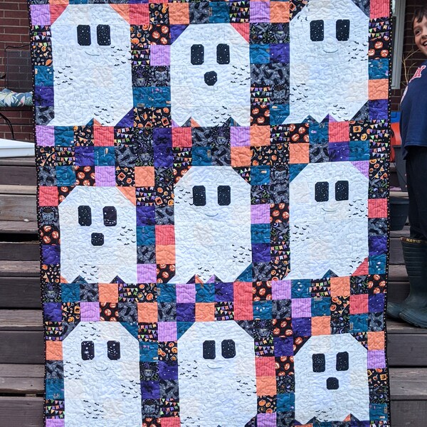 Ghost Party Quilt PDF Pattern Download by Woollypetals - Etsy