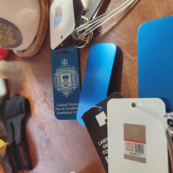 U.S. Air Force Academy Custom Engraved Luggage Tags, Laser Engraved ...