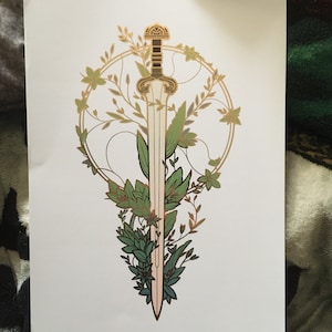 Roses of the Broken Sword 80mm Enamel Pin - Etsy