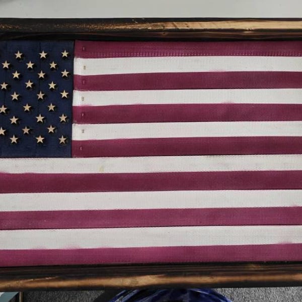 Thin Red Line Fire Hose Flag - Etsy