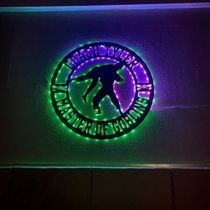 Personalized Metal Patio Sign With Led Lights Welcome to Our - Etsy