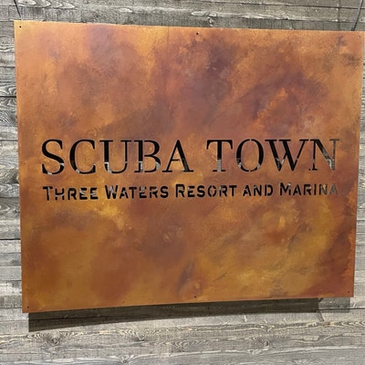 Large Metal Signs Custom Metal Signs Large Metal Signs Business Signs ...