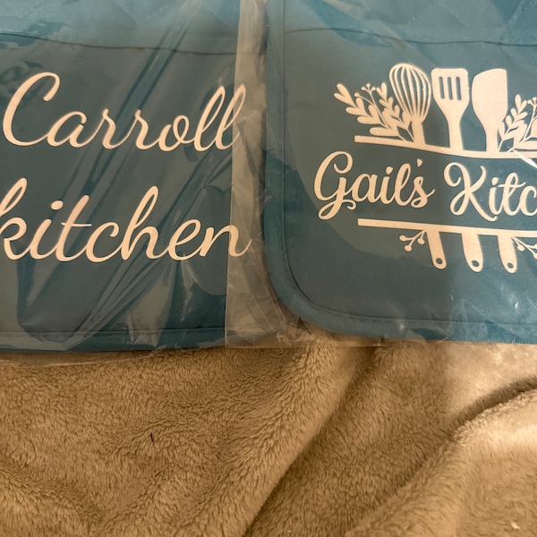 Personalized Hot Pads, Custom Hot Pads, Personalized Pot Holder, Custom ...