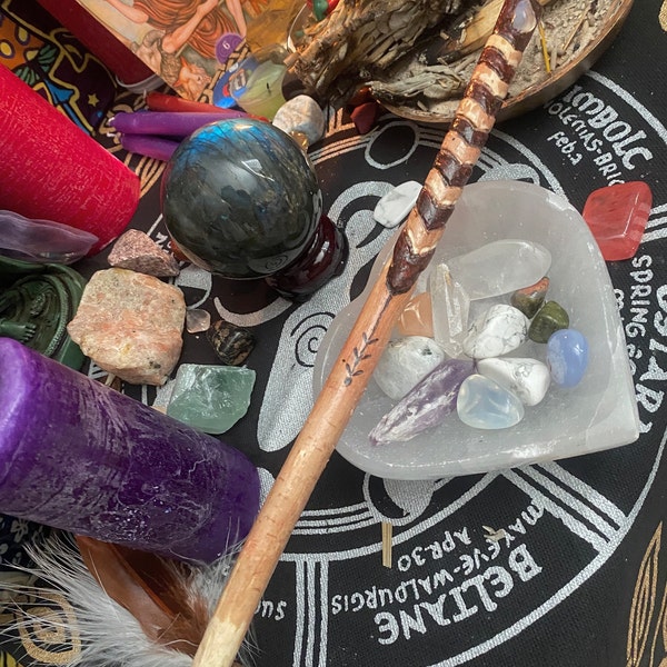 Natural Magic Wand Made of Sumac Wood Vinegar (rhus Typhina) the Wood ...