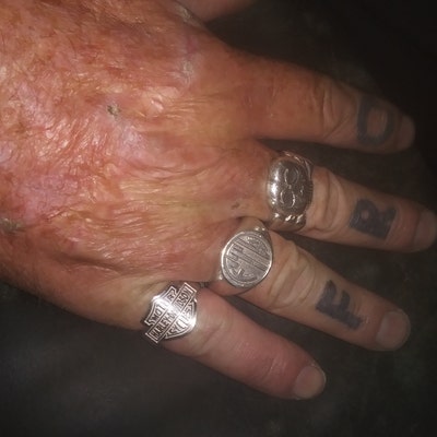 Ring of Spell Storing Sterling Silver, Adjustable, Unisex, Fantasy ...