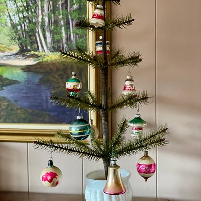 Mini German Goose Feather Christmas Tree - Etsy