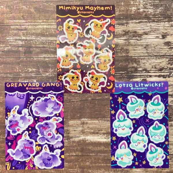 4x6 Litwick Sticker Sheet - Etsy