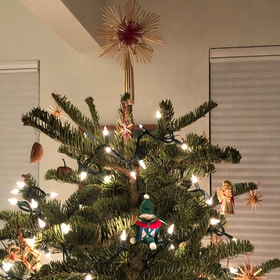 Scandinavian Straw Tree Top - Etsy