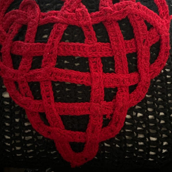 Celtic Garland, Christmas Garland, Crochet Garland, Crochet Christmas ...