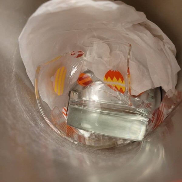 Mid Century Modern Enamel & Wood Box - Style of J. Capo Esmaltes ...