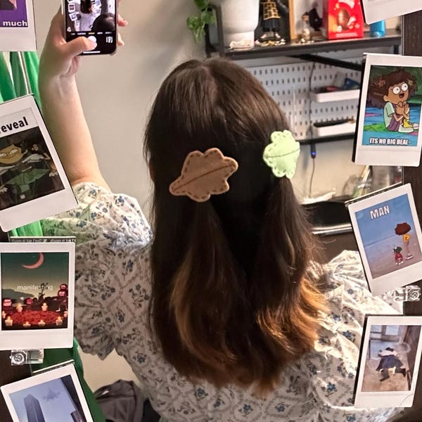 Anne's Leaves: Amphibia Hair Clips - Etsy