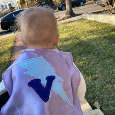 SUPERHERO POWER CAPES, Single-sided With Emblem and Initial - Etsy