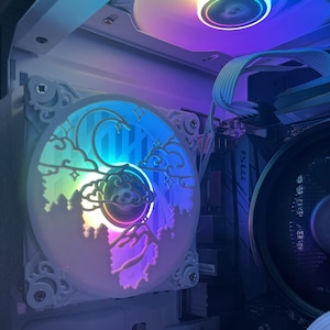 Fan Shroud Starry Nightscape Shroud/cover/grill for 120mm Computer/pc ...