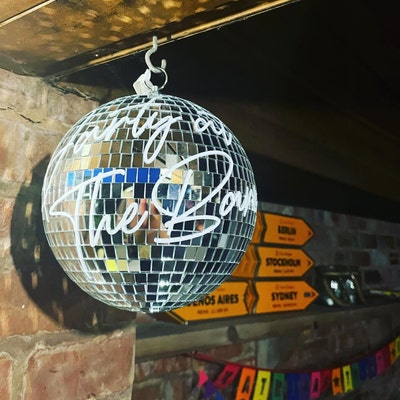Personalised Disco Ball 20cm Party & Wedding Decor Unique - Etsy