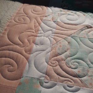 Fish on Longarm Quilting Digital Design Pattern Edge to Edge E2e Panto ...