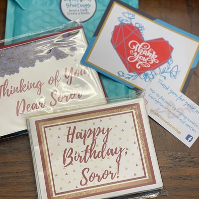 10 Personalized Greeting Cards, Delta Sigma Theta Inspired, Soror, Card ...