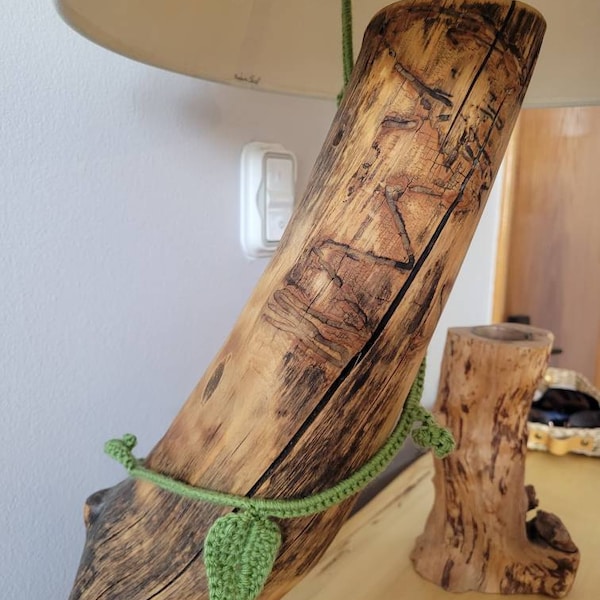 Crochet Phone Charger, Crochet Leaf Vine Phone Cable, Cottagecore ...