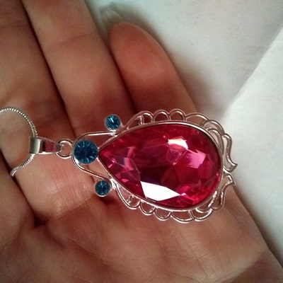 Pink Sofia the First Amulet Necklace, Amulet of Avalor Reproduction ...