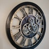 Desk Clock 10 Inches With Real Moving Gear Convertible Into - Etsy