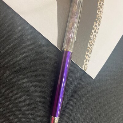 Crystal Chip Pens, Crystal Filled Pens, Office Supplies, Witchy Decor ...