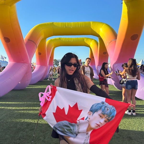 Nct Mark Lee Blue Hair Canada Flag, Nct Concert Banner, Nct Kpop Flag ...