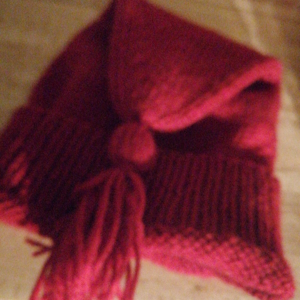 Hand Knit Canadian Voyageur Style Hat, Reenactment Hat, Historical Hat ...